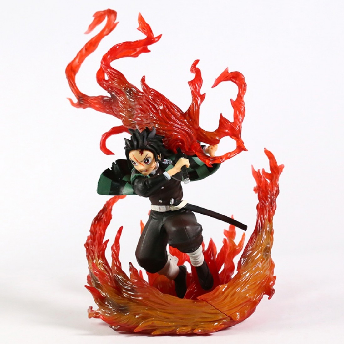 Demon Slayer Kimetsu No Yaiba Kamado Tanjiro Hinokami Kagura| Figür ...